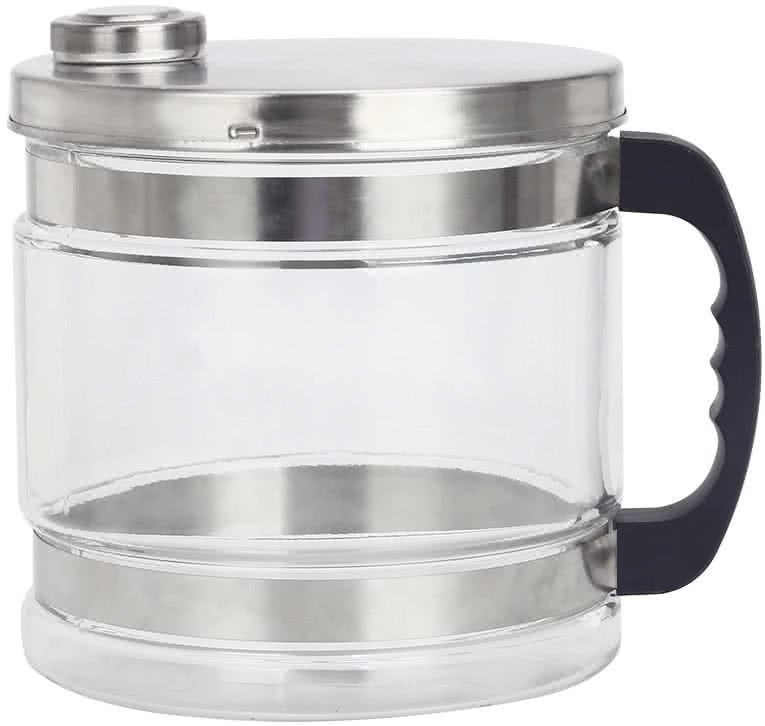 4 Litre Glass Collection Jug with Stainless Steel Lid
